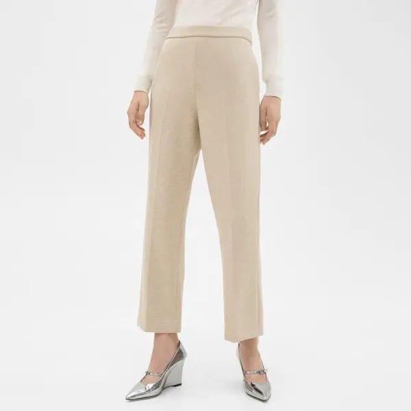 Theory Pull-on Pant In Double-knit Jersey