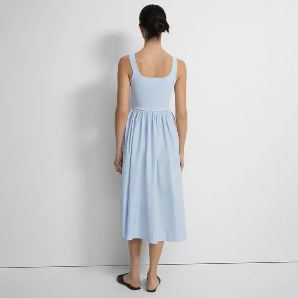 theory gathered sleeveless dress in stretch knit Theory | Dresses | Theory Gathered Sleeveless Dress In Stretch Knit