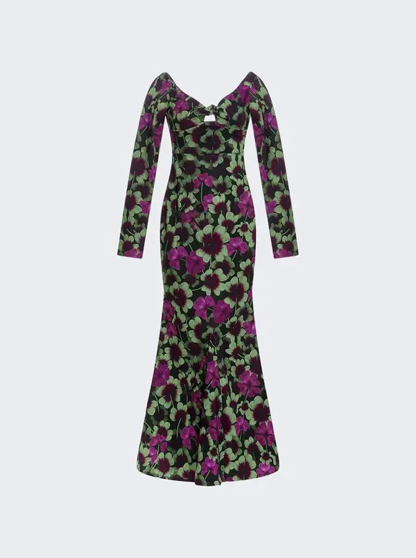 Agua Bendita Nube Fortuna Maxi Dress - Multicolor