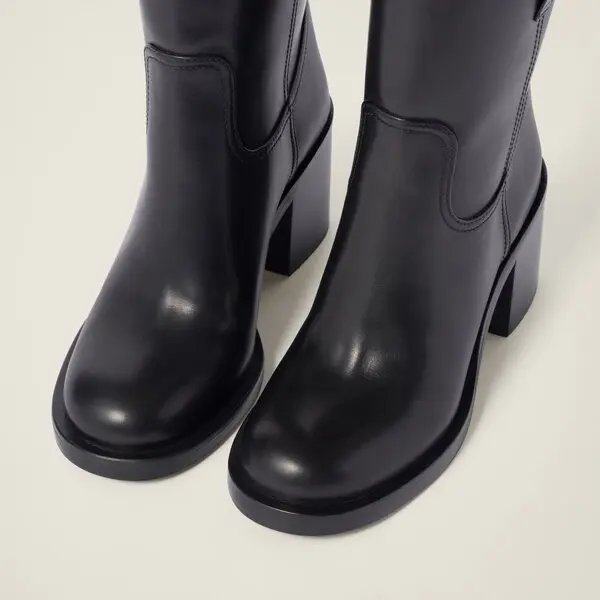 Miu Miu Leather Booties