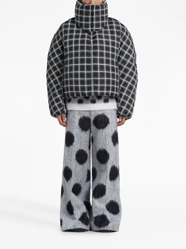 Marni Checked Down Jacket