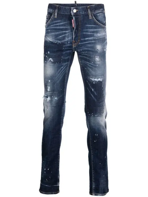 Dsquared2 Mid-rise Skinny Jeans - Blue