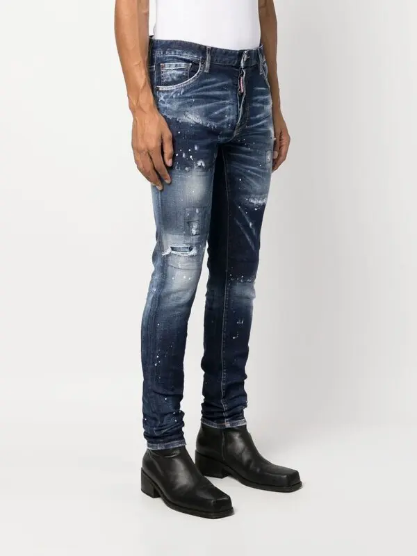 Dsquared2 Mid-rise Skinny Jeans - Blue
