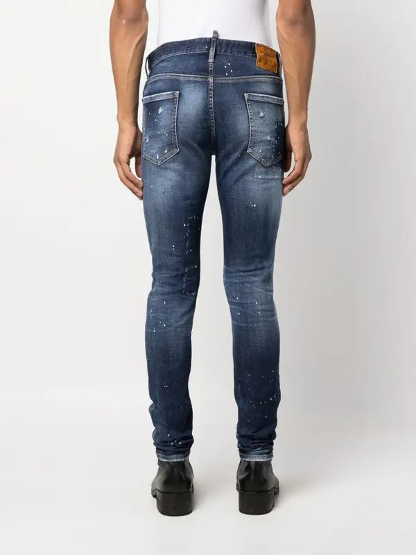 Dsquared2 Mid-rise Skinny Jeans - Blue