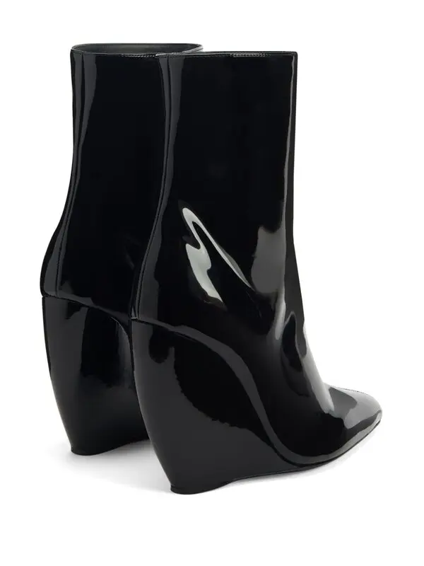 GIUSEPPE ZANOTTI 105mm Tylde Wedge Boots - Black