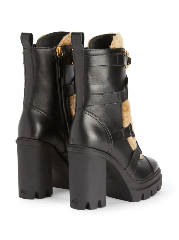 GIUSEPPE ZANOTTI Leyre 110mm Leather Boots