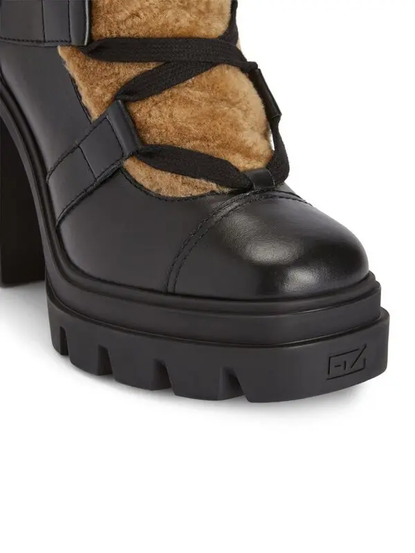 GIUSEPPE ZANOTTI Leyre 110mm Leather Boots