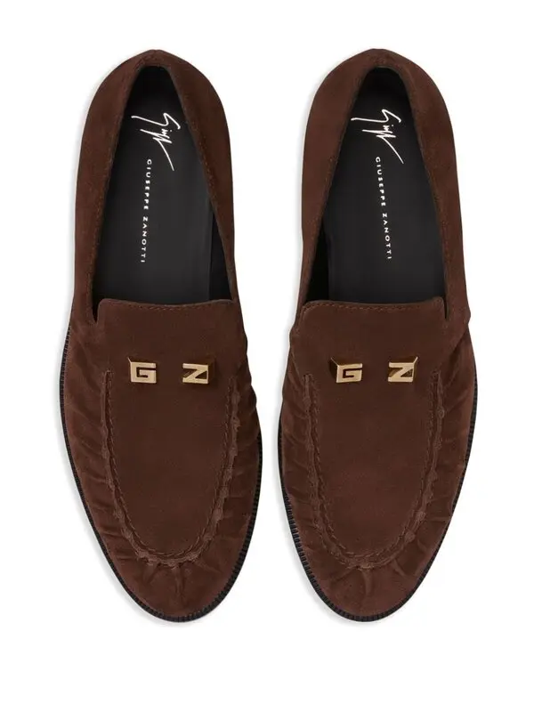 GIUSEPPE ZANOTTI Jareth Velvet Loafers