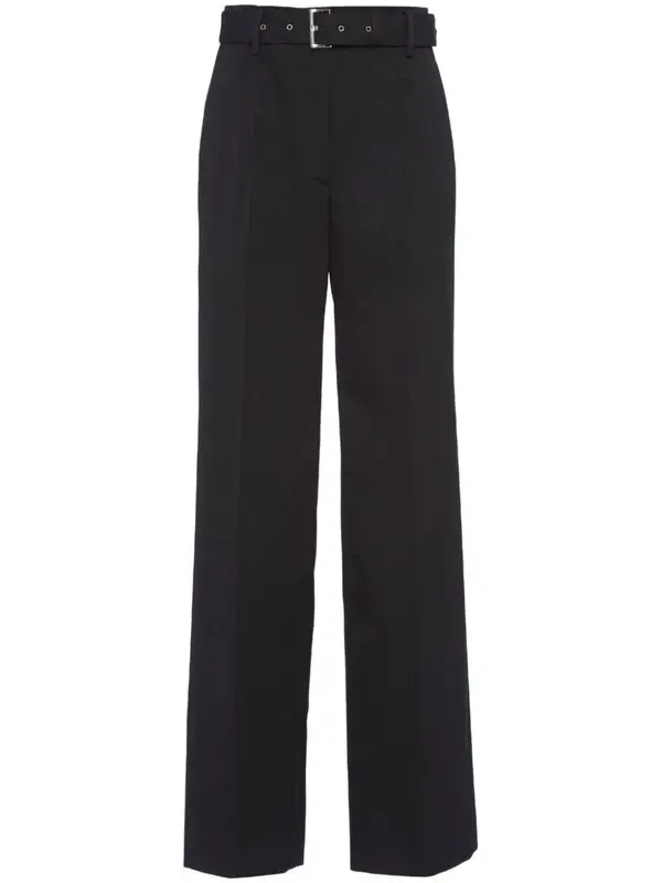 Prada Belted Tailored Trousers