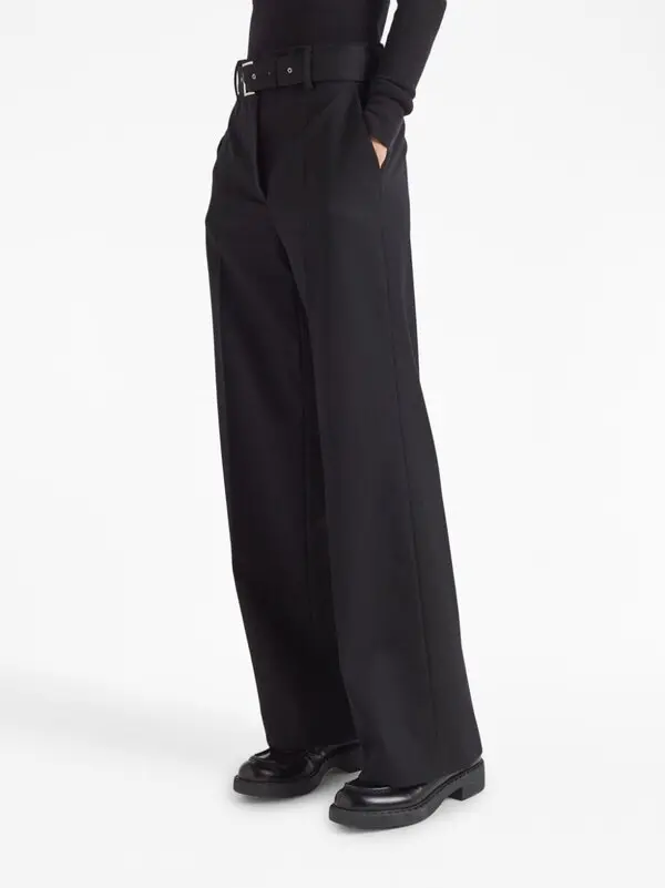 Prada Belted Tailored Trousers