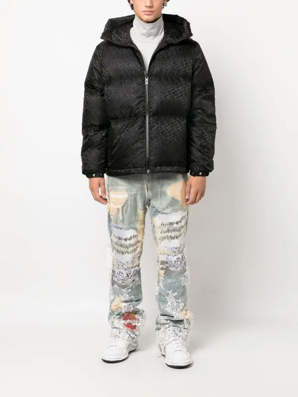 Gcds Logo-monogrammed Padded Jacket