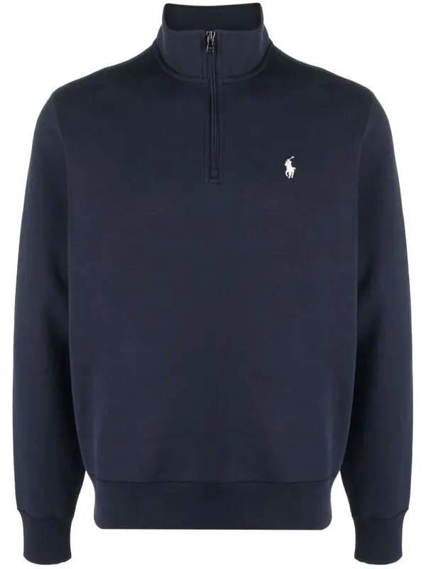 Polo Ralph Lauren Polo Pony High-neck Sweatshirt - Blue