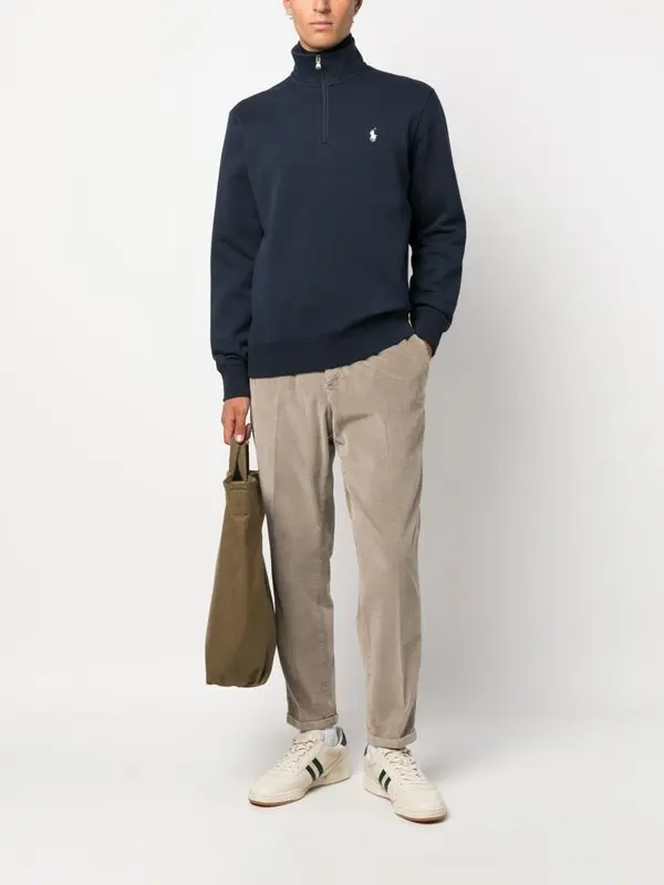 Polo Ralph Lauren Polo Pony High-neck Sweatshirt - Blue