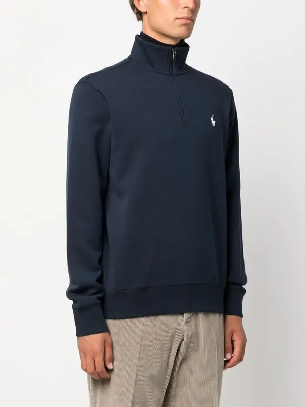 Polo Ralph Lauren Polo Pony High-neck Sweatshirt - Blue