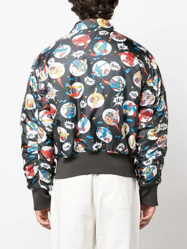 Moschino Graphic-print Bomber Jacket