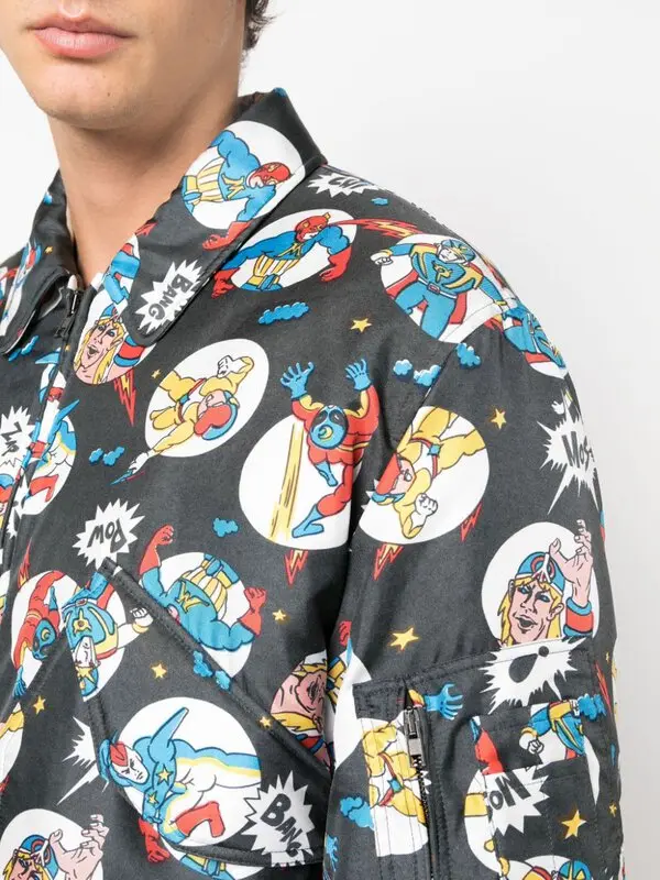 Moschino Graphic-print Bomber Jacket