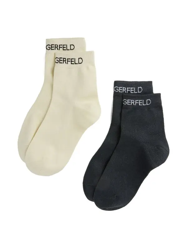 Karl Lagerfeld Ikon Rhinestone-embellished Socks