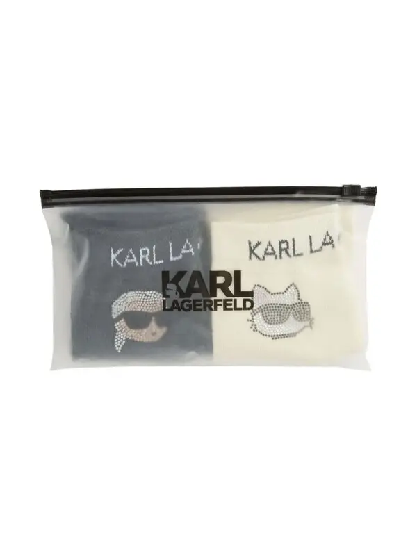 Karl Lagerfeld Ikon Rhinestone-embellished Socks