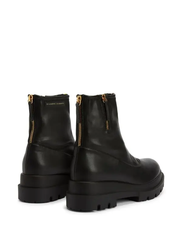 GIUSEPPE ZANOTTI 40mm Avice Zipped Ankle Boots - Black