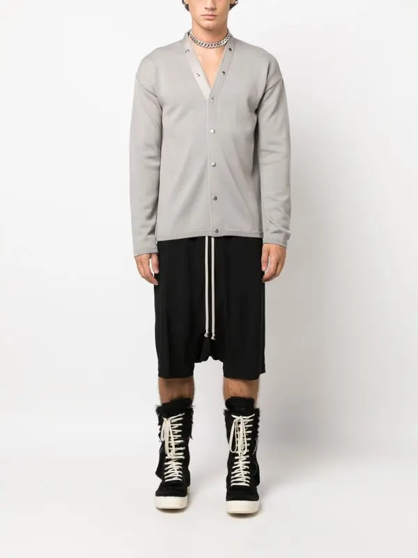 Rick Owens Drop-crotch Drawstring Shorts - Black