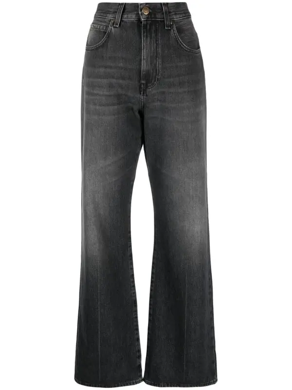 Pinko Logo-patch Bootcut Jeans