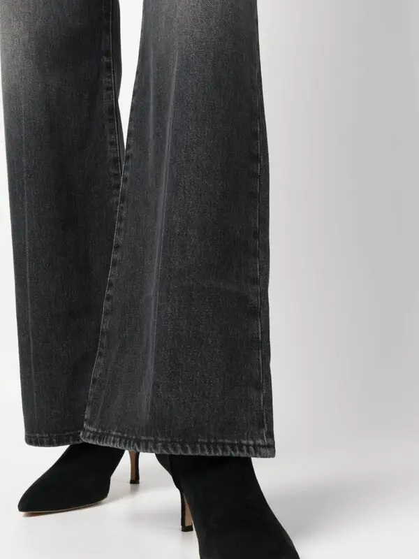 Pinko Logo-patch Bootcut Jeans