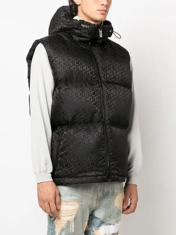 Gcds Logo-monogrammed Padded Gilet