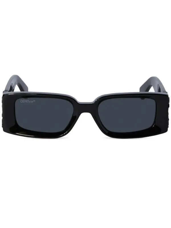 Off-White Roma Rectangle-frame Sunglasses - Black