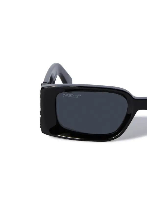 Off-White Roma Rectangle-frame Sunglasses - Black