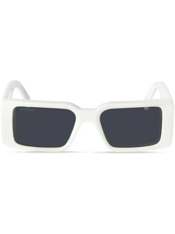 Off-White Milano Rectangle-frame Sunglasses - White
