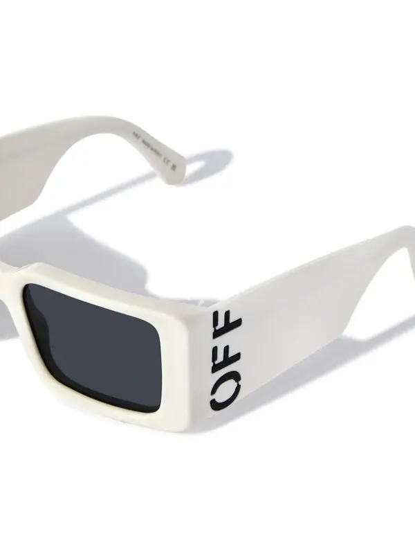 Off-White Milano Rectangle-frame Sunglasses - White