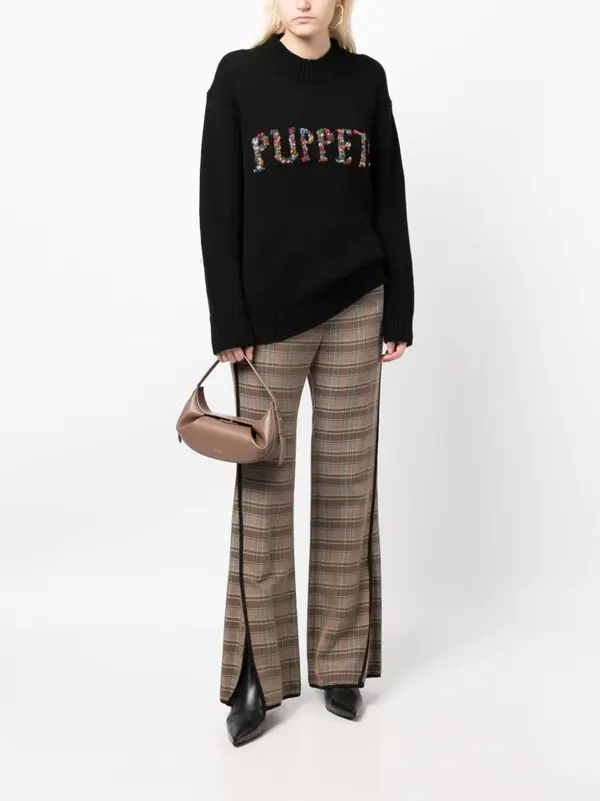 PUPPETS AND PUPPETS Logo-embroidered Jumper