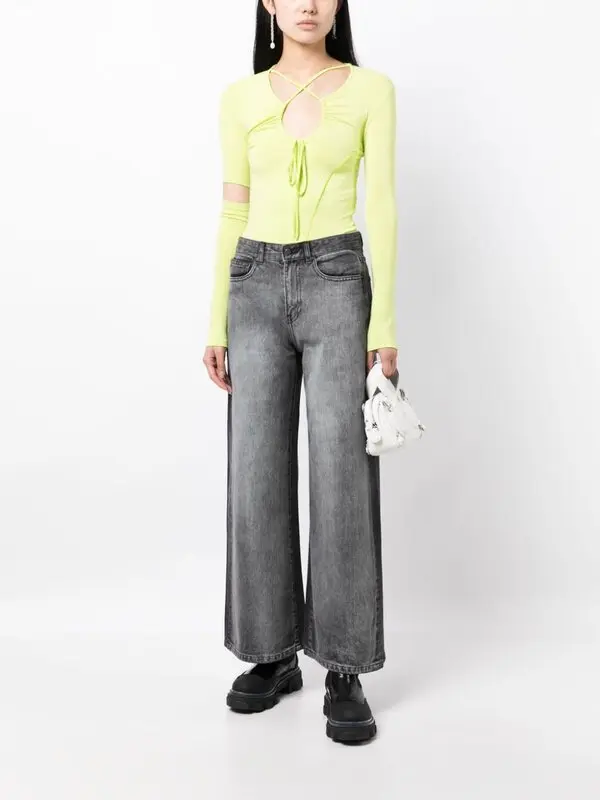 JNBY Panelled Wide-leg Jeans