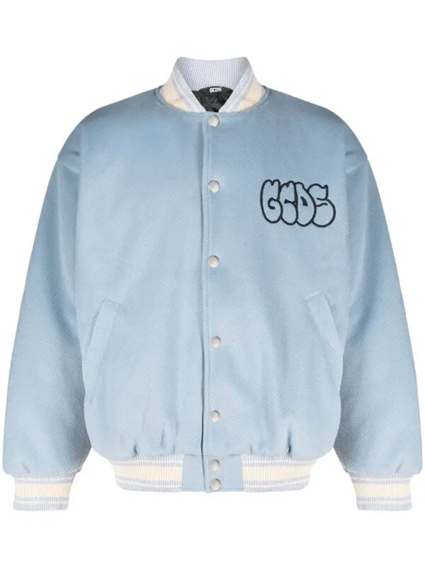 Gcds Graffiti Logo Varsity Bomber Jacket