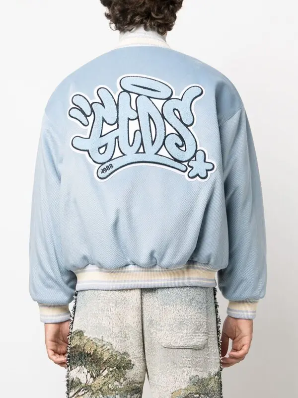 Gcds Graffiti Logo Varsity Bomber Jacket