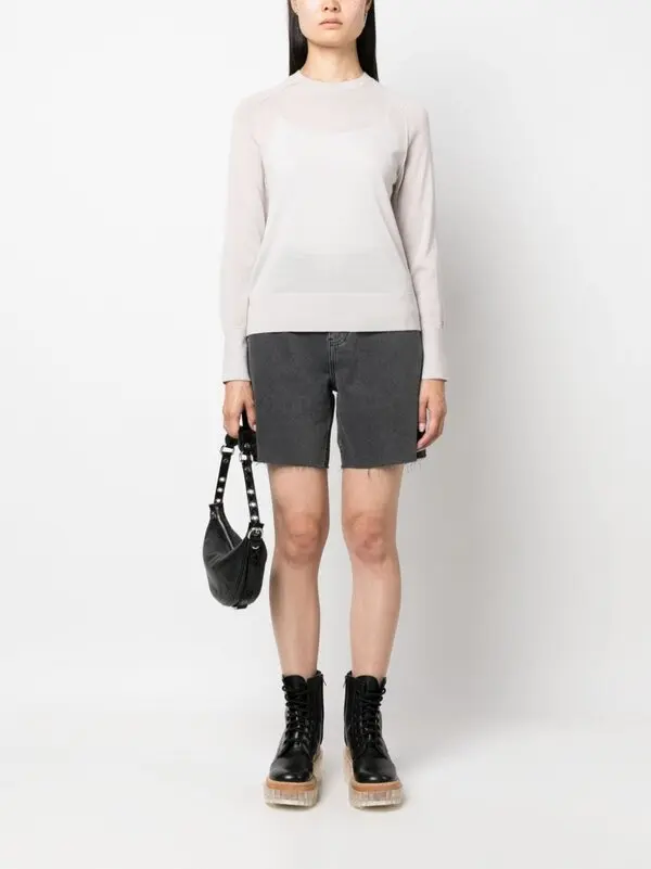 Calvin Klein Fine-knit Wool Jumper - Neutrals