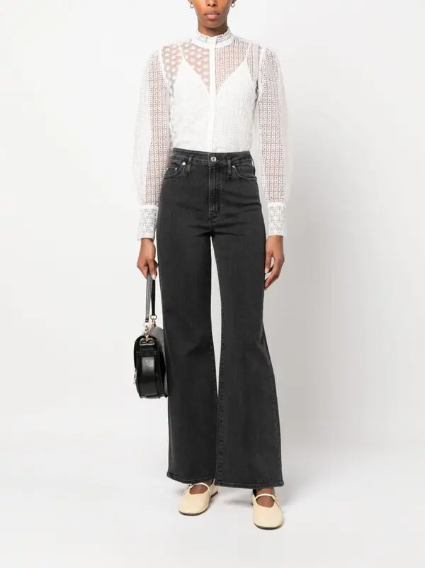Maje Layered Cotton-blend Shirt