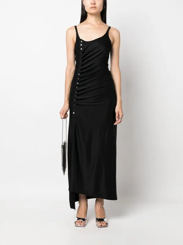 Rabanne Asymmetric Maxi Dress