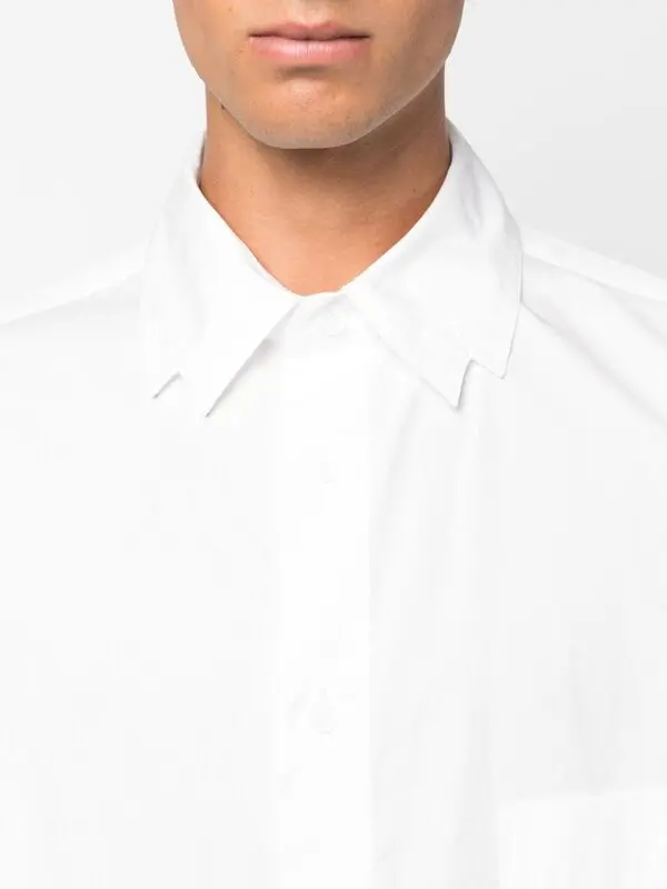Yohji Yamamoto Long-sleeve Cotton Shirt - White