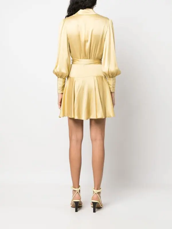 Zimmermann Silk Wrap Minidress