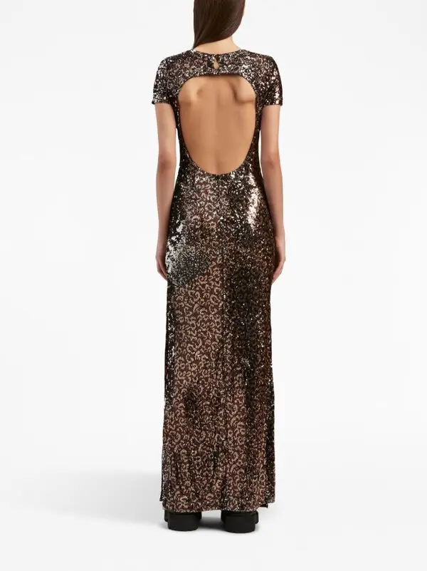 Palm Angels Sequinned Maxi Dress