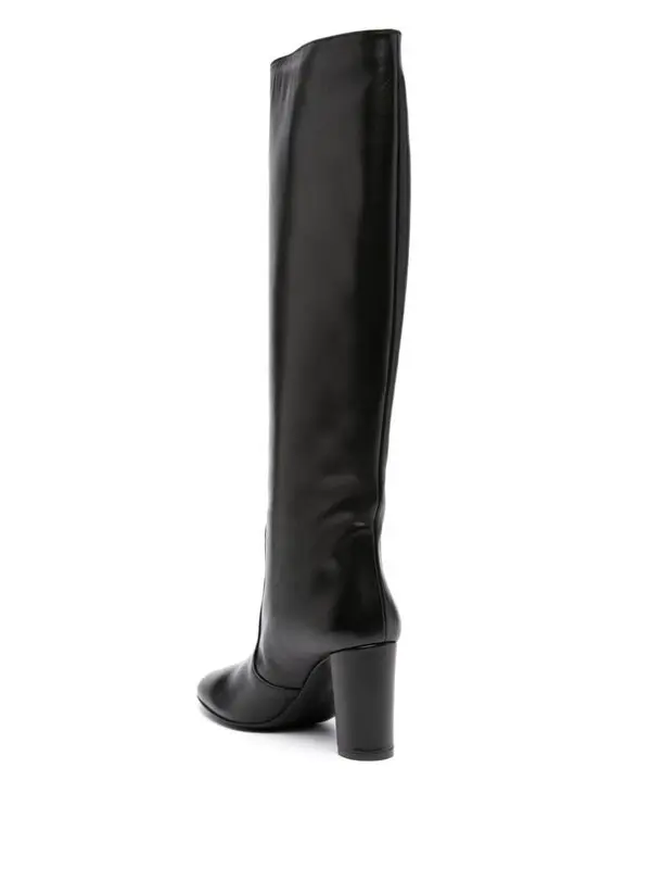 PAUL WARMER Viona 90mm Almond-toe Boots
