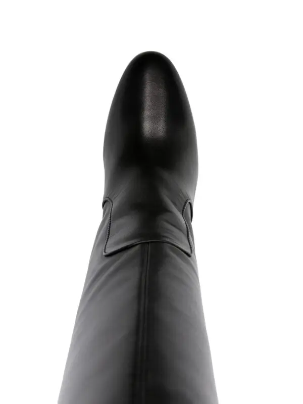 PAUL WARMER Viona 90mm Almond-toe Boots