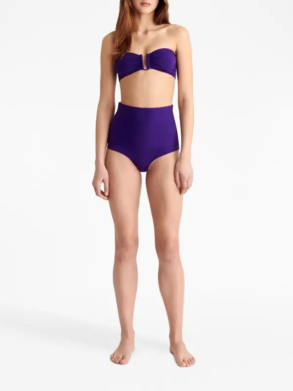 ERES Gredin High-waisted Bikini Bottoms - Purple