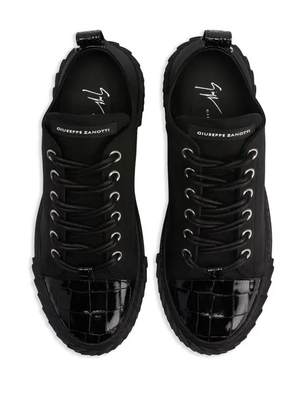 GIUSEPPE ZANOTTI Blabber Lace-up Sneakers - Black