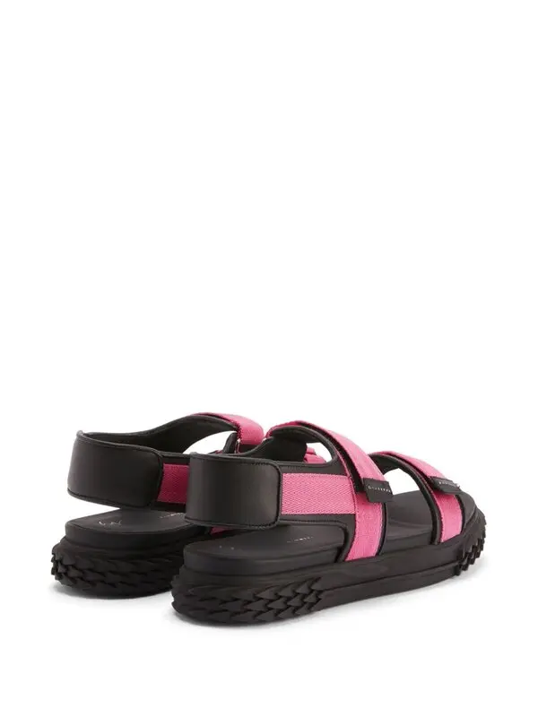 GIUSEPPE ZANOTTI Blabber Gummy Touch-strap Sandals - Black