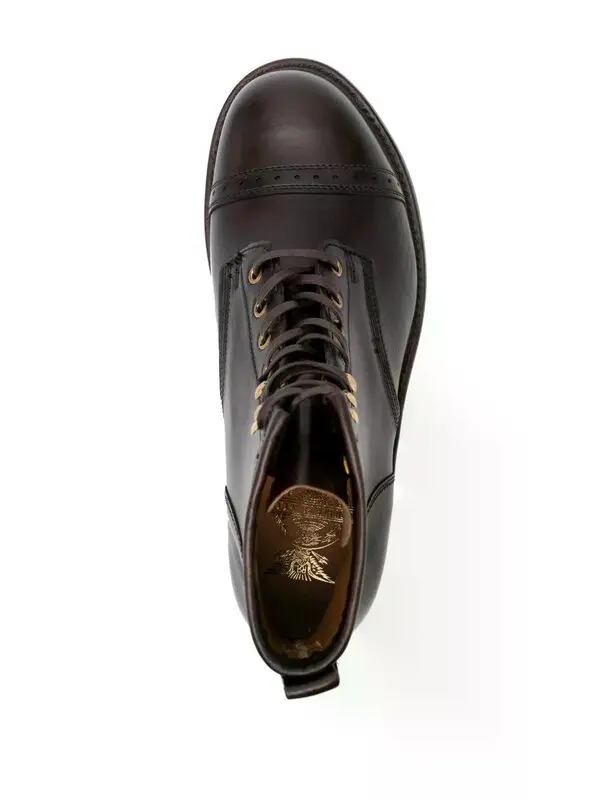 Ralph Lauren Bowery Lace-up Leather Boots - Brown