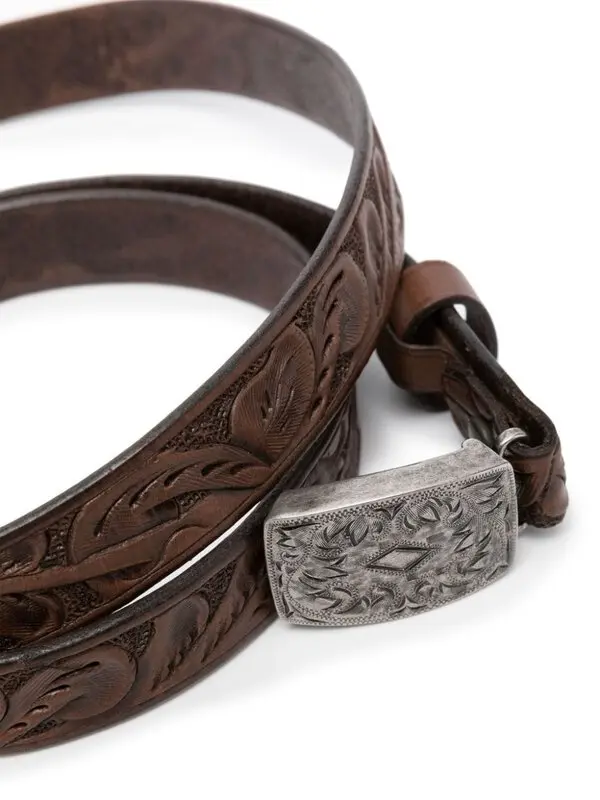 Polo Ralph Lauren Embossed Leather Belt