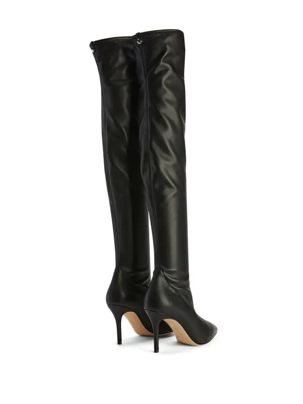 GIUSEPPE ZANOTTI Felicity 90mm Thigh-high Boots - Black