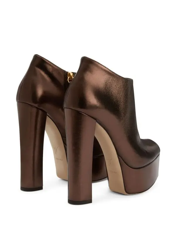 GIUSEPPE ZANOTTI Judith 120mm Platform Sandals - Brown